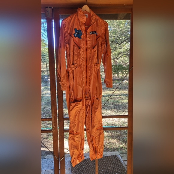 Costumes | Moving Sale Vintage Orange Flight Suit Great For Halloween ...